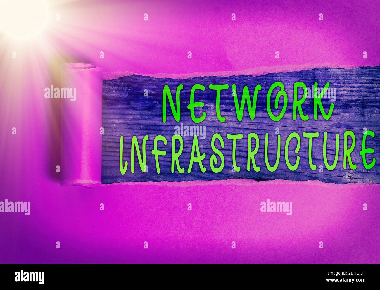 Writing Note Showing Network Infrastructure Business Concept For Hardware And Software