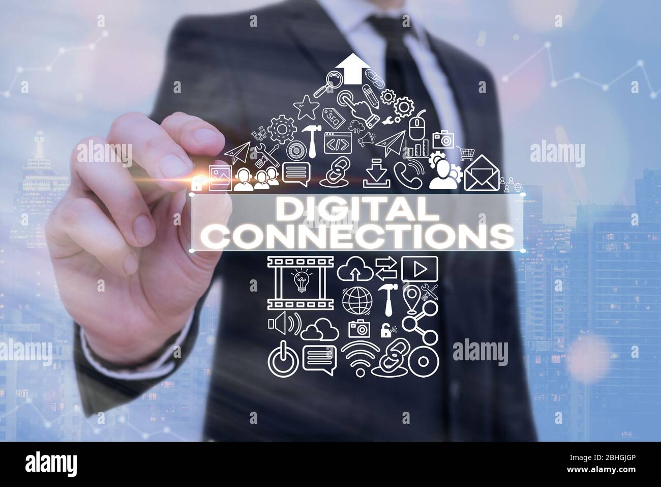 Handwriting text Digital Connections. Conceptual photo Powerful Ways to ...