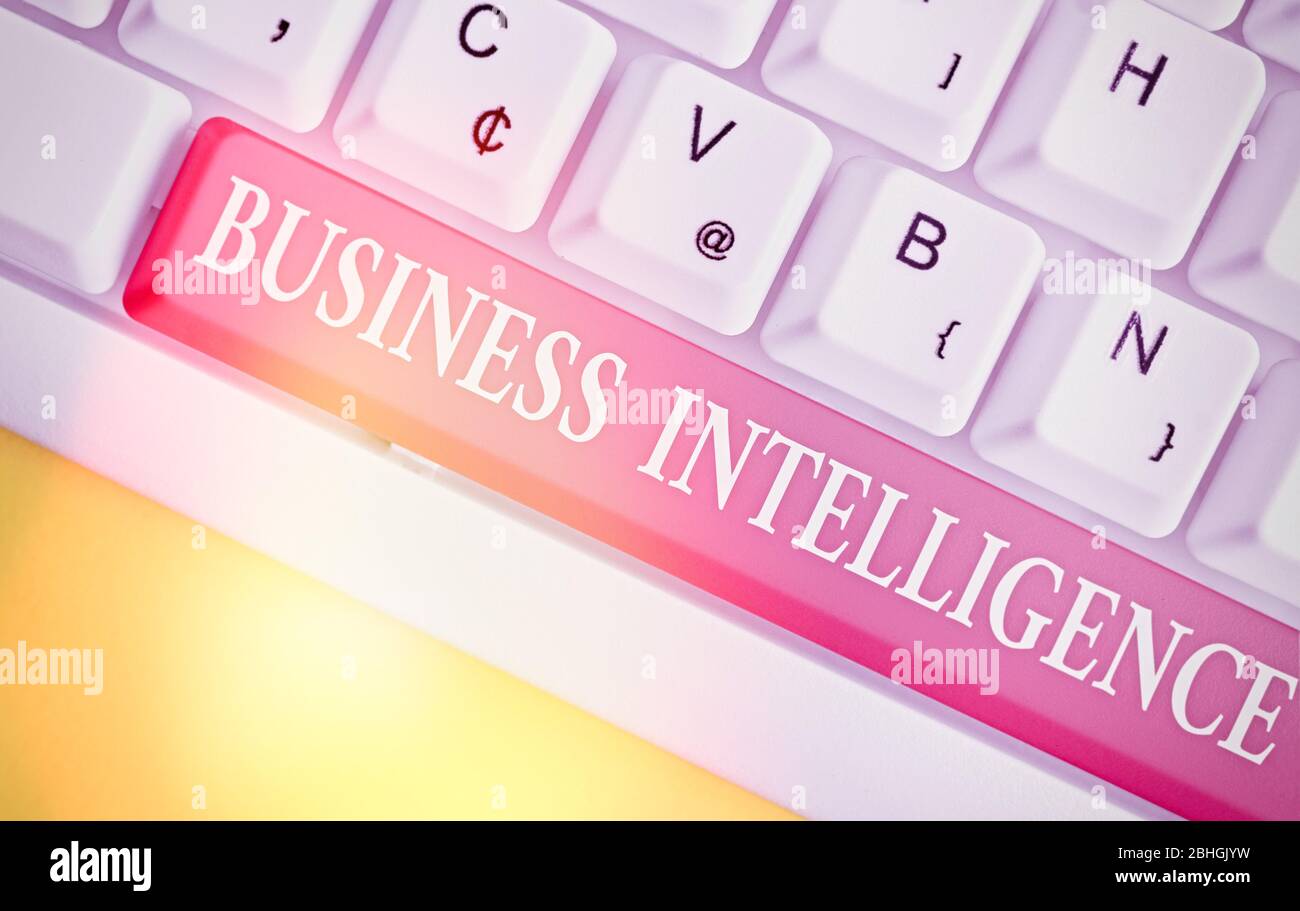 Writing note showing Business Intelligence. Business concept for Best ...