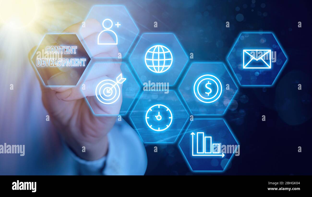 Word writing text Content Development. Business photo showcasing ...