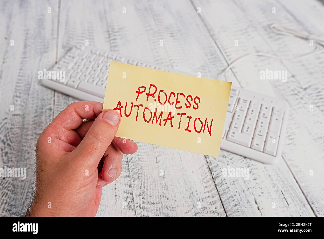 Conceptual Hand Writing Showing Process Automation Concept Meaning Transformation Streamlined