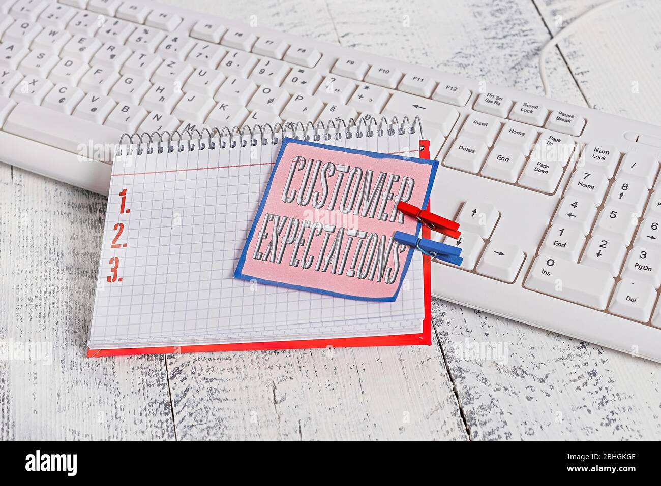 Word writing text Customer Expectations. Business photo showcasing ...