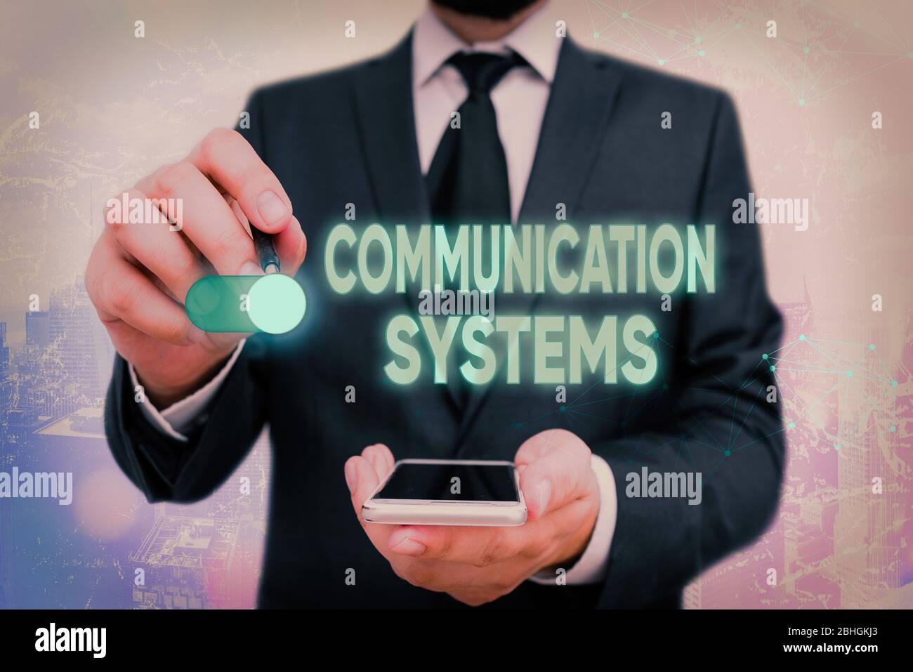 Handwriting text Communication Systems. Conceptual photo Flow of ...