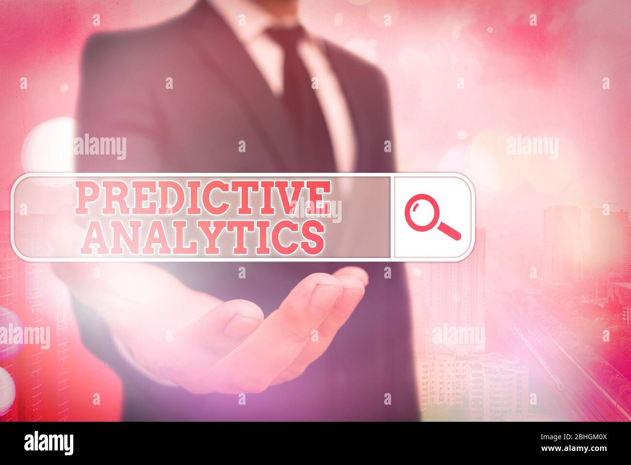 Conceptual hand writing showing Predictive Analytics. Concept meaning Optimize Collection ...