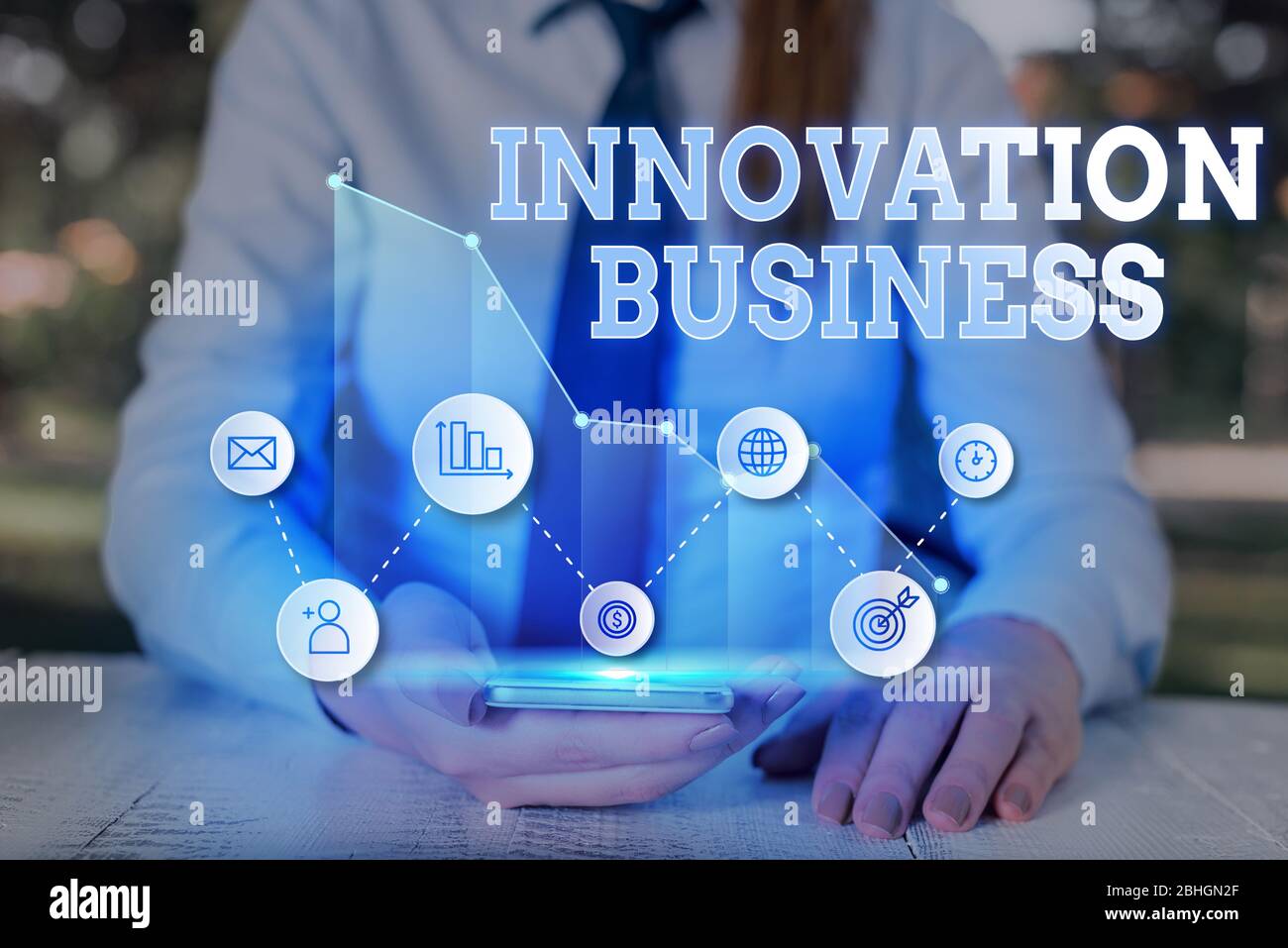 Writing note showing Innovation Business. Business concept for ...