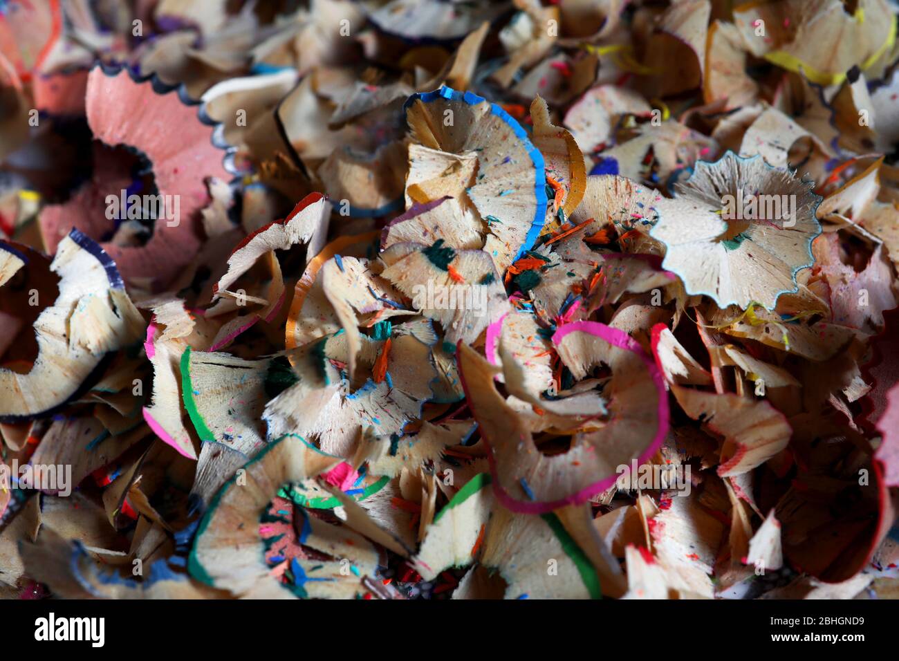 Pencil shavings sharpenings hi-res stock photography and images - Alamy
