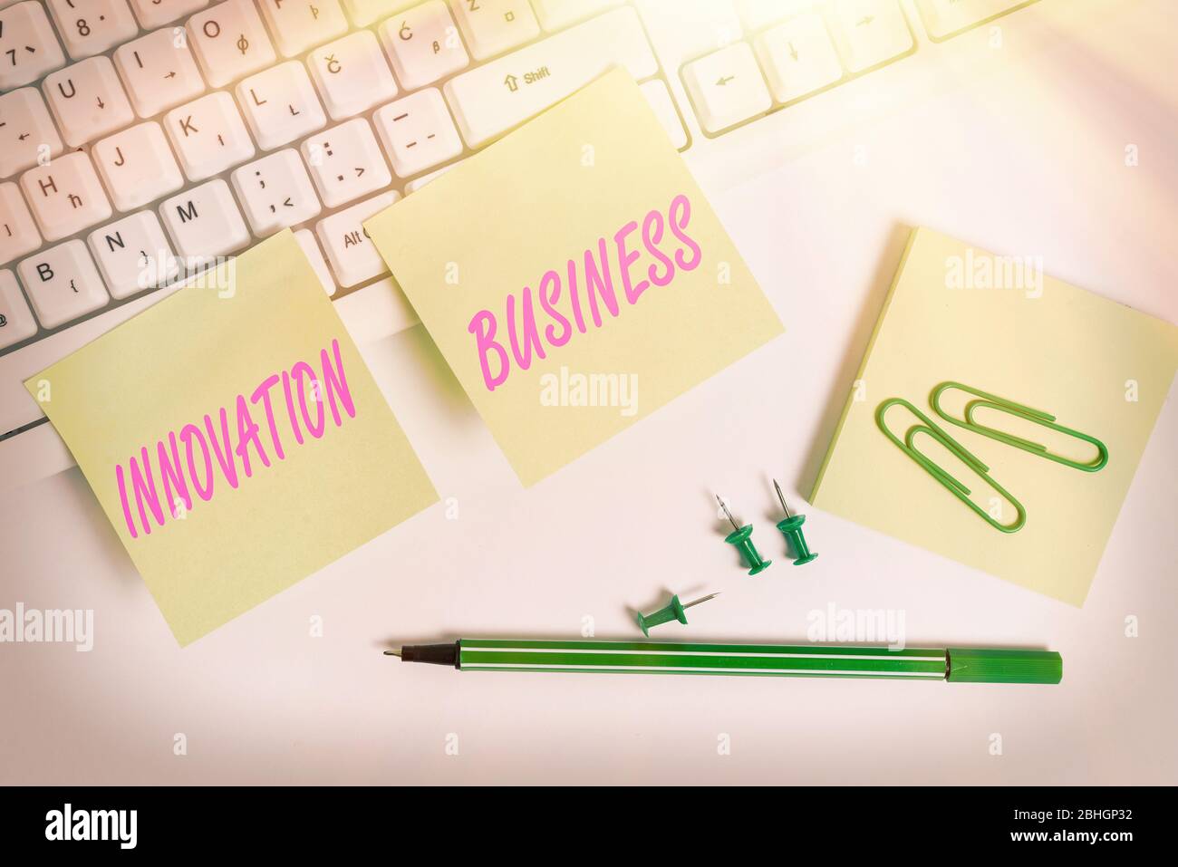 Conceptual hand writing showing Innovation Business. Concept meaning ...