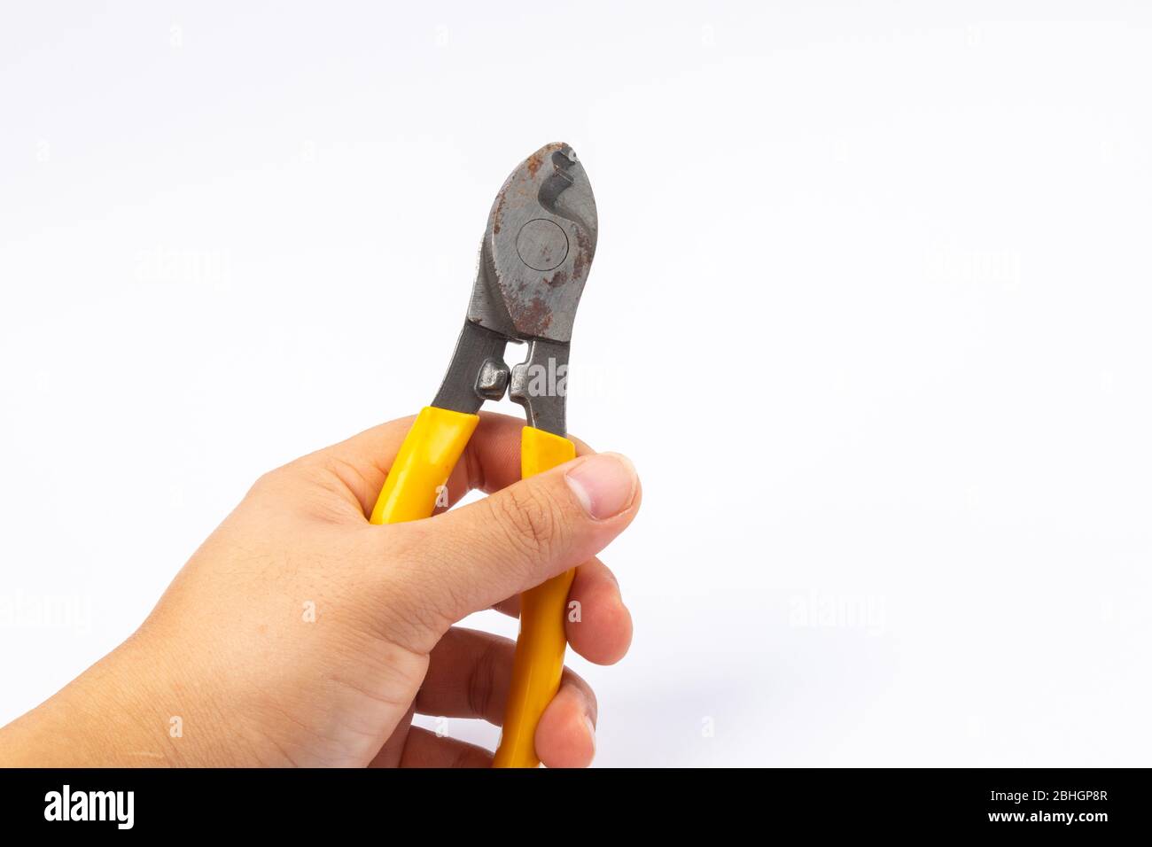 Electrical tools of Side cutters Electrical Cutting Pliers with yellow ...