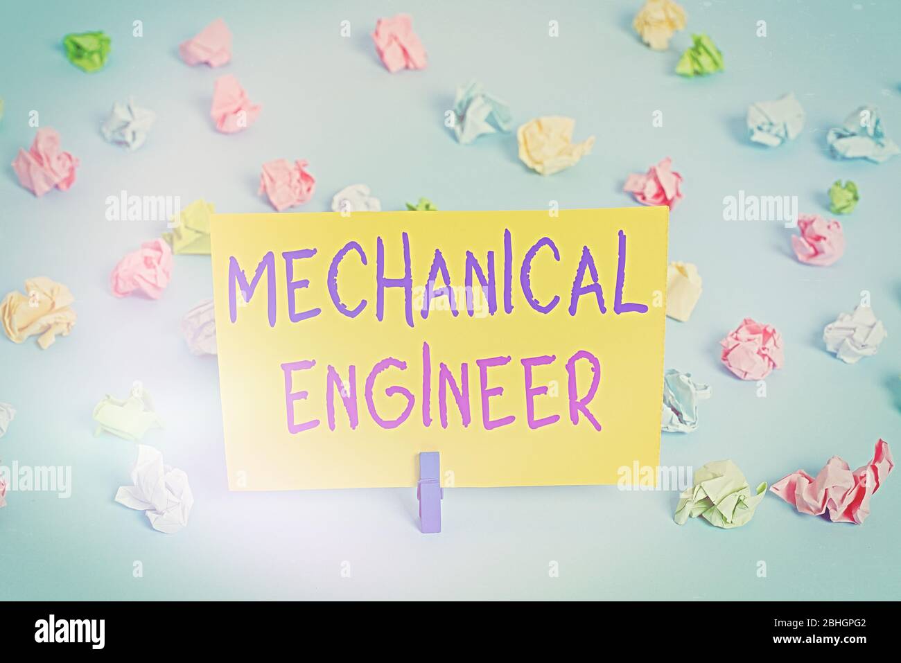 Text sign showing Mechanical Engineer. Business photo text Applied ...