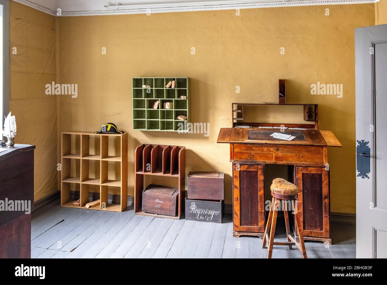 Bergen, Hordaland / Norway - 2019/09/06: Reconstructed XIX century ...