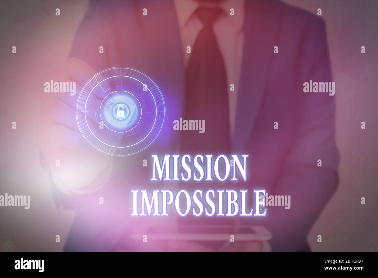 Handwriting text writing Mission Impossible. Conceptual photo Difficult ...