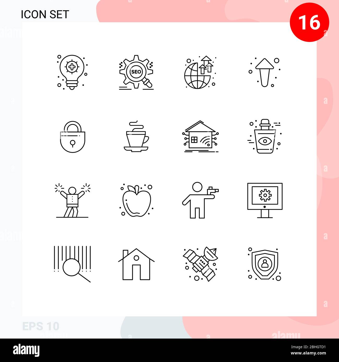 Cheerleading pictogram hi-res stock photography and images - Alamy