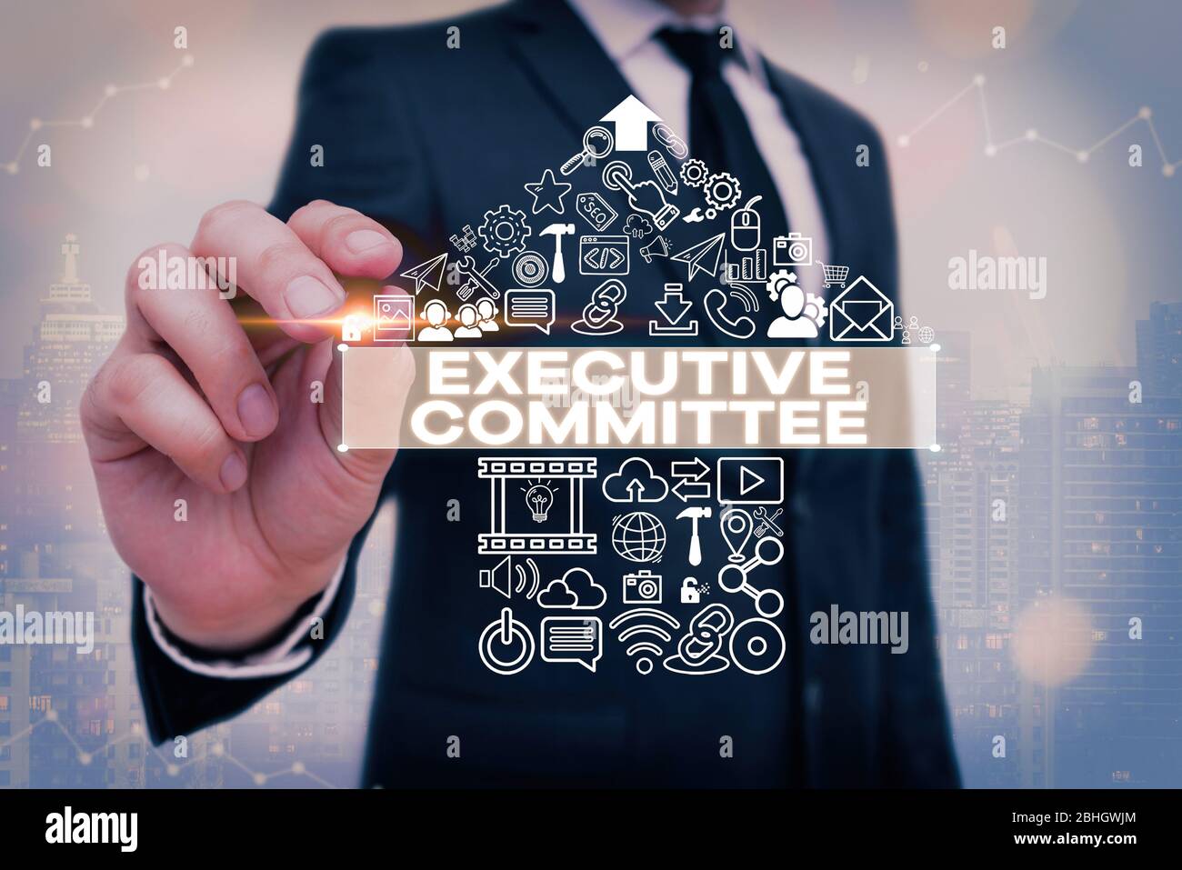 Handwriting text Executive Committee. Conceptual photo Group of ...
