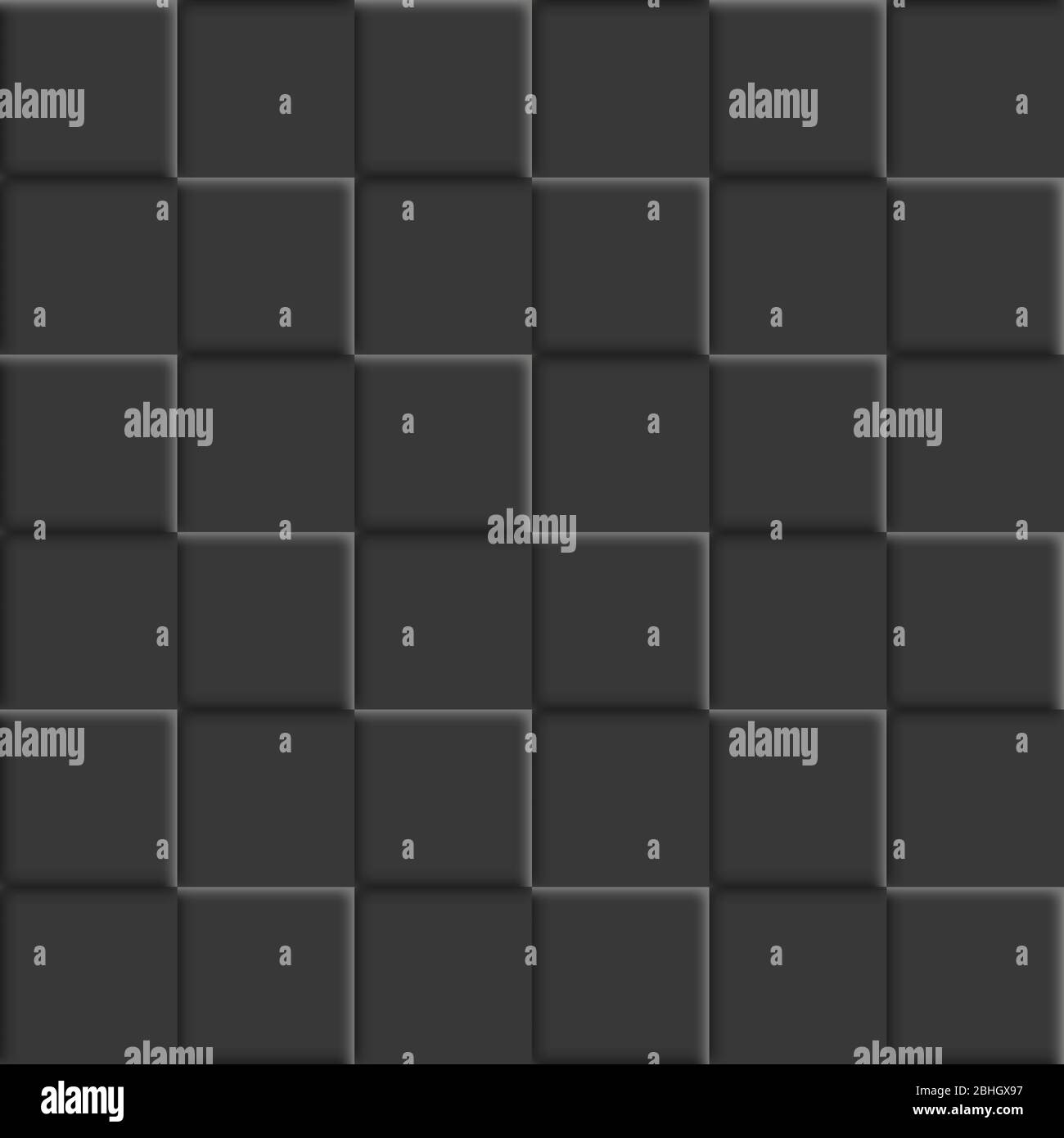 Abstract background, seamless texture from black tiles, vector ...