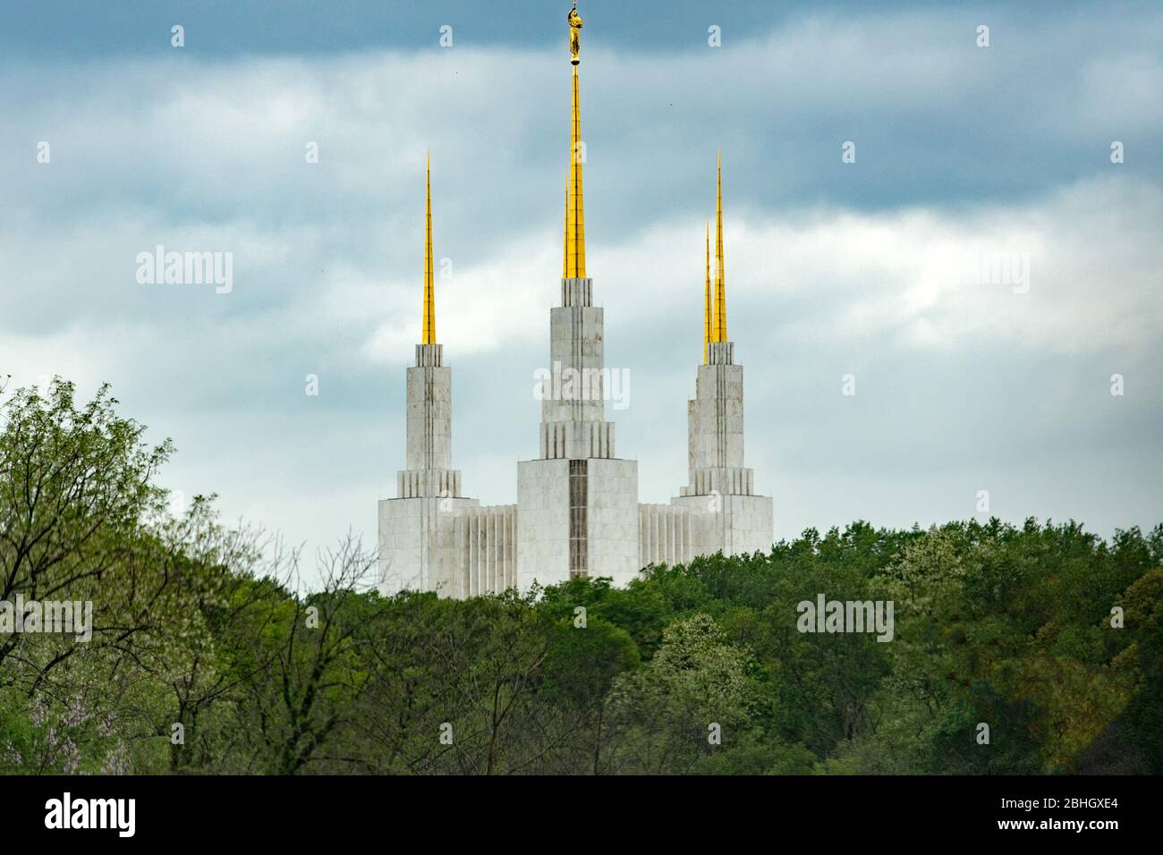 Mormon temple maryland hi-res stock photography and images - Alamy