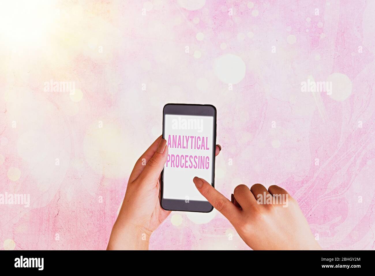 Writing note showing Analytical Processing. Business concept for easily View Write Reports Data ...