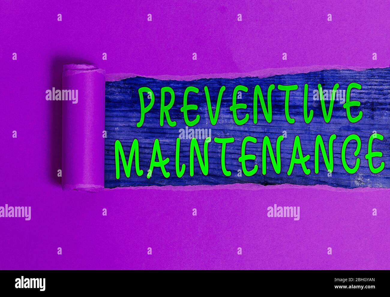 Writing note showing Preventive Maintenance. Business concept for Avoid ...