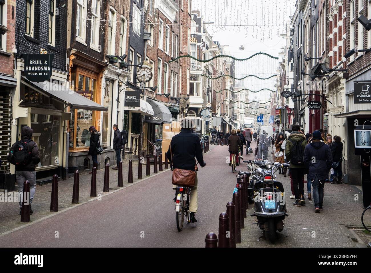 Cycling netherlands scooter hi-res stock photography and images - Alamy