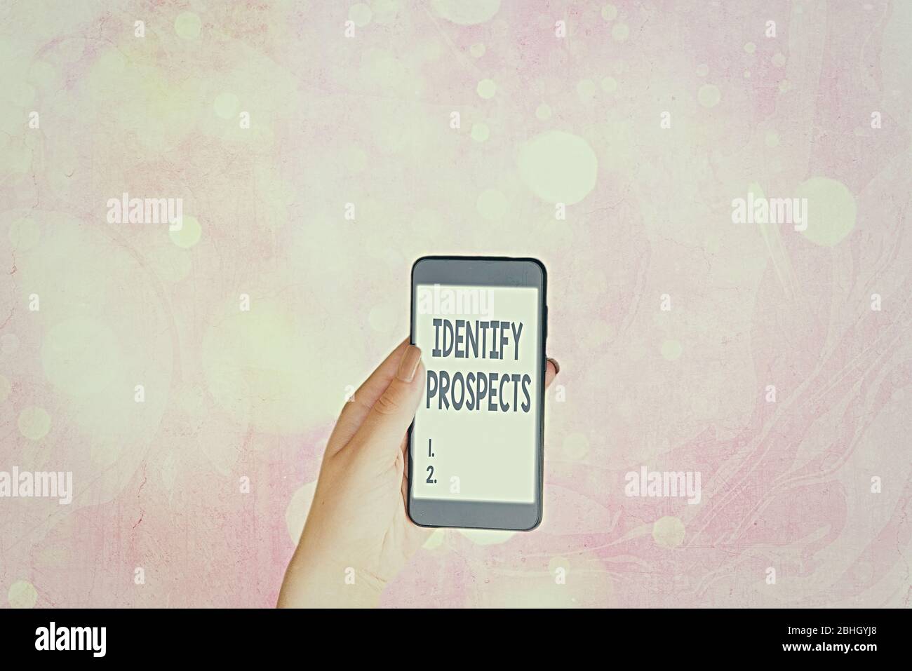 Writing note showing Identify Prospects. Business concept for Possible ... Writing note showing Identify Prospects. Business concept for Possible ...