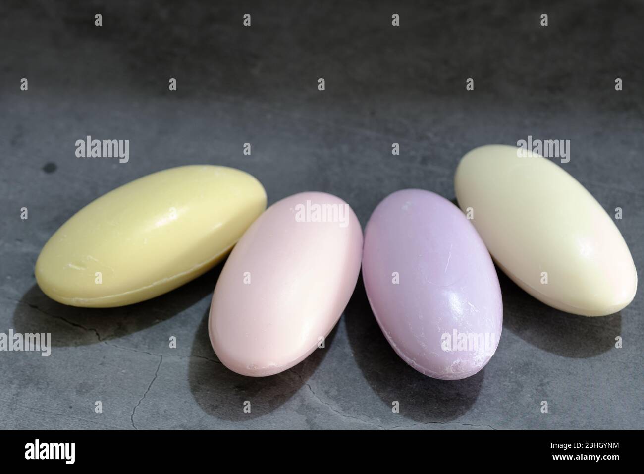 A Display of Various color of Round Bath Balls Stock Photo - Alamy