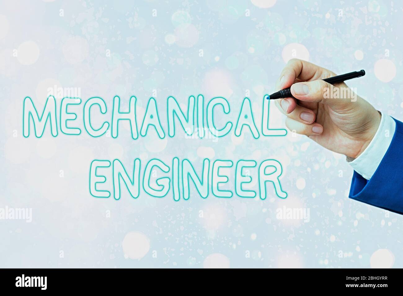 Conceptual hand writing showing Mechanical Engineer. Concept meaning ...