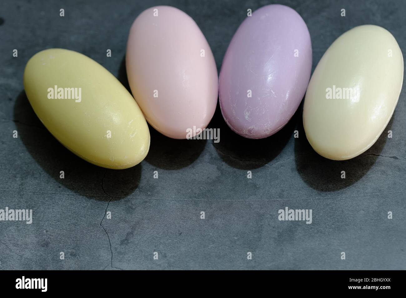 A Display of Various color of Round Bath Balls Stock Photo - Alamy