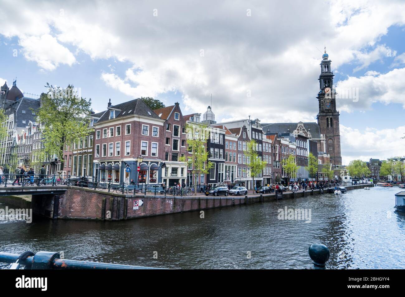 Panorama view of Amsterdam, Netherlands. April 2017 Stock Photo - Alamy