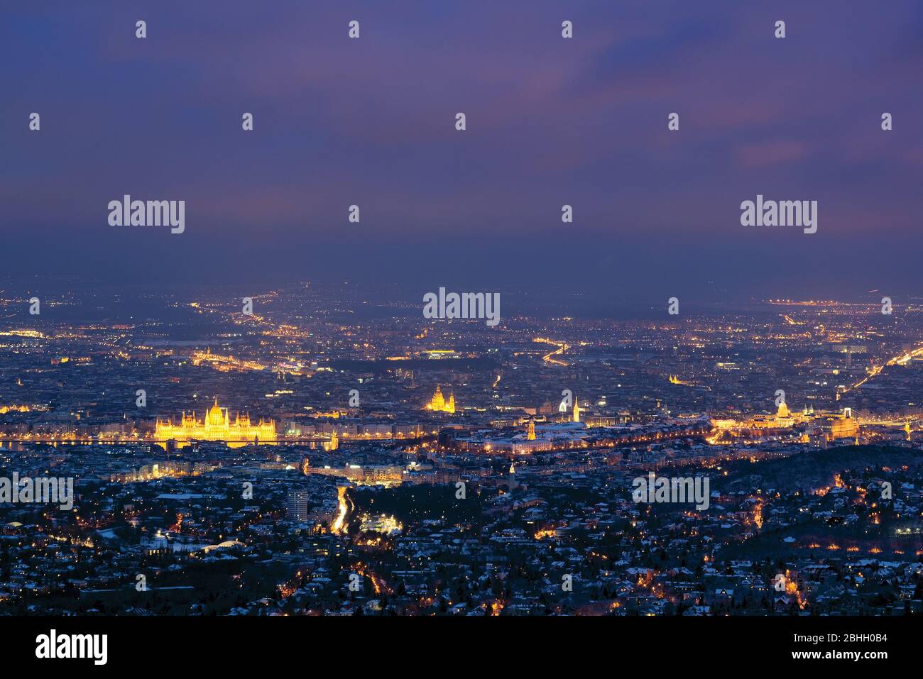 City skyline bird eye view hi-res stock photography and images - Alamy