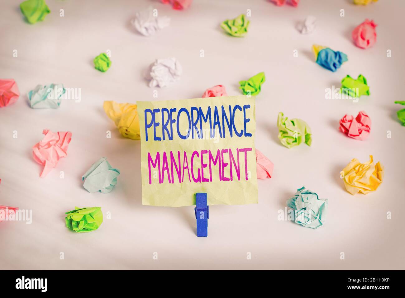 Writing note showing Performance Management. Business concept for ...