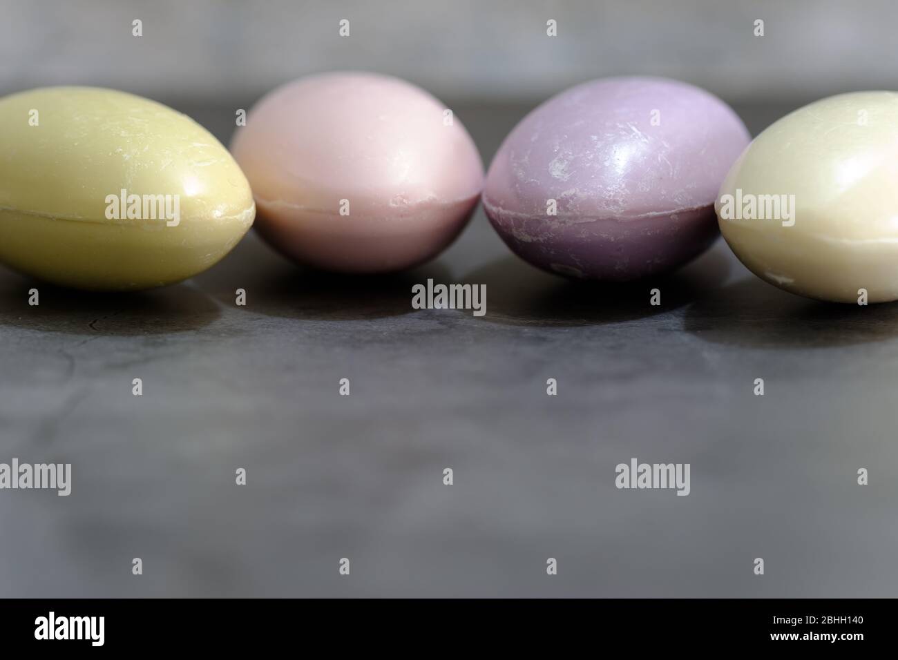 A Display of Various color of Round Bath Balls Stock Photo - Alamy
