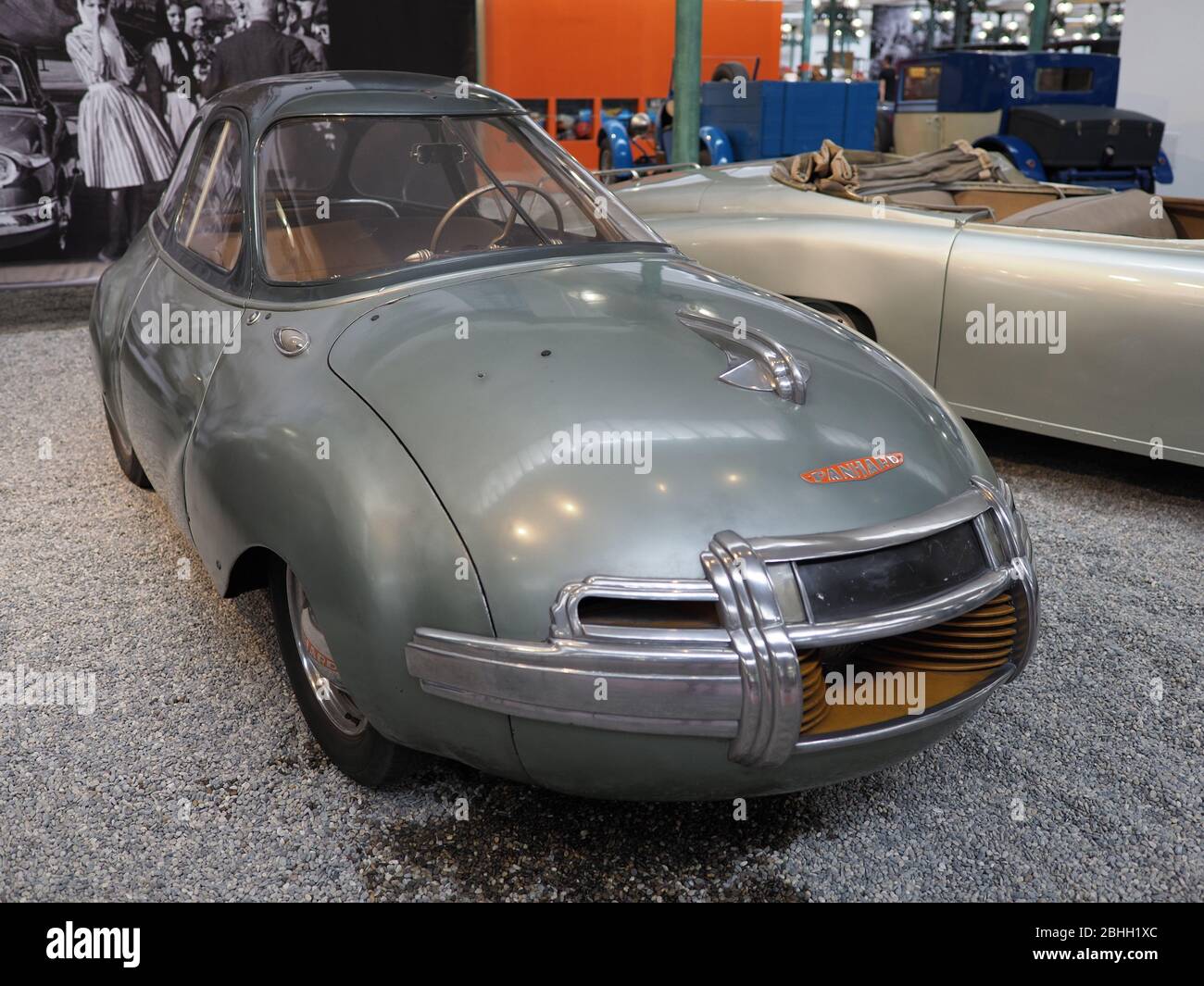 Panhard-Levassor Coach Type Dynavia 1948 in european Mulhouse city ...