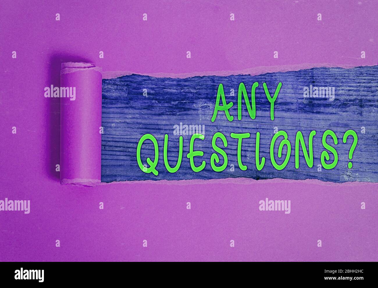 Writing note showing Any Questions Question. Business concept for ...