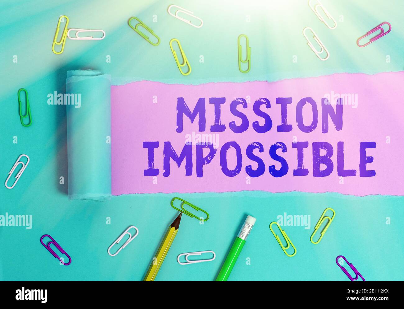 Handwriting text Mission Impossible. Conceptual photo Difficult ...