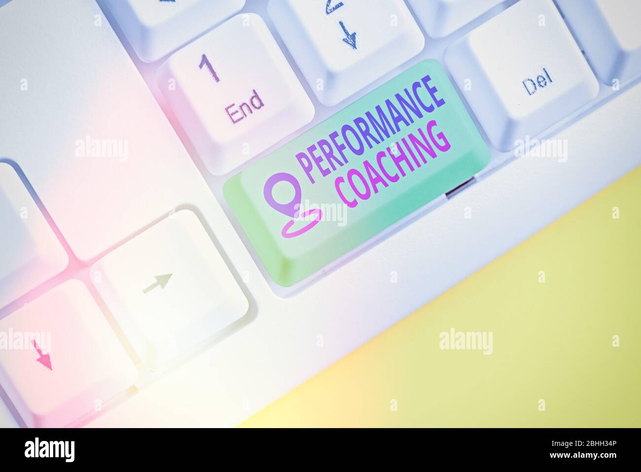 Word writing text Performance Coaching. Business photo showcasing ...