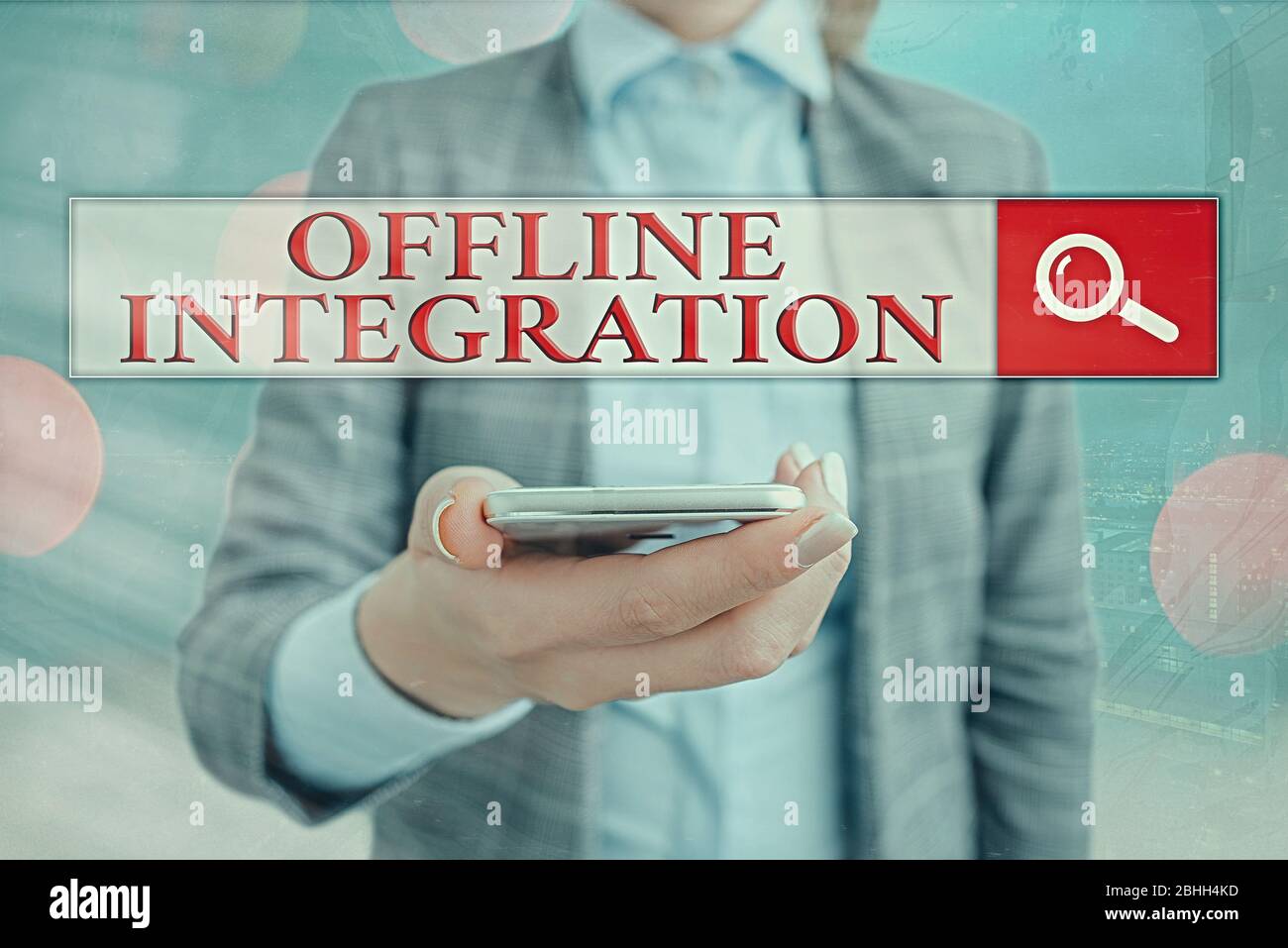 Conceptual hand writing showing Offline Integration. Concept meaning ...