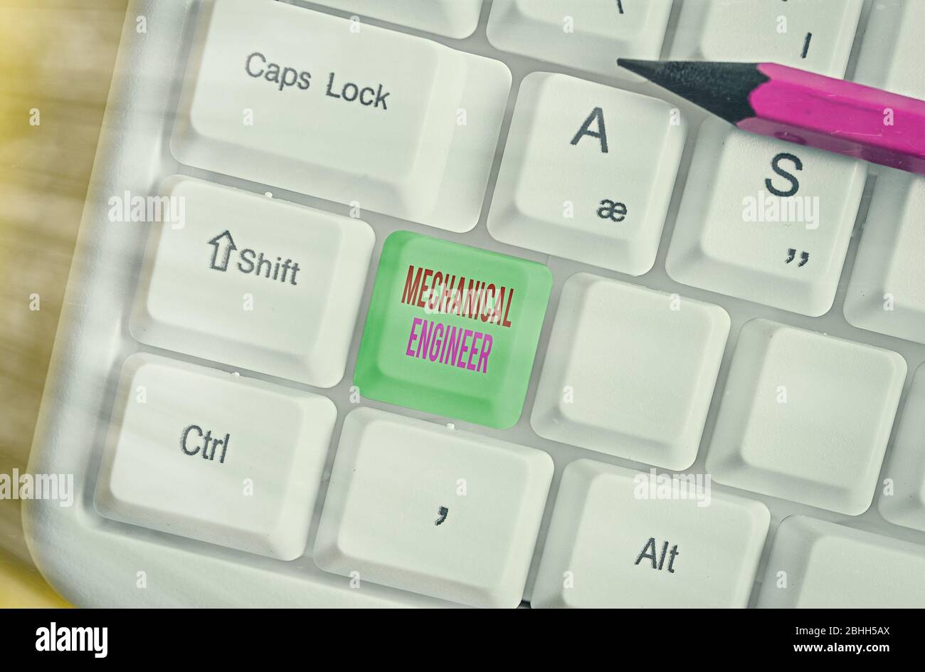 Handwriting text Mechanical Engineer. Conceptual photo Applied ...