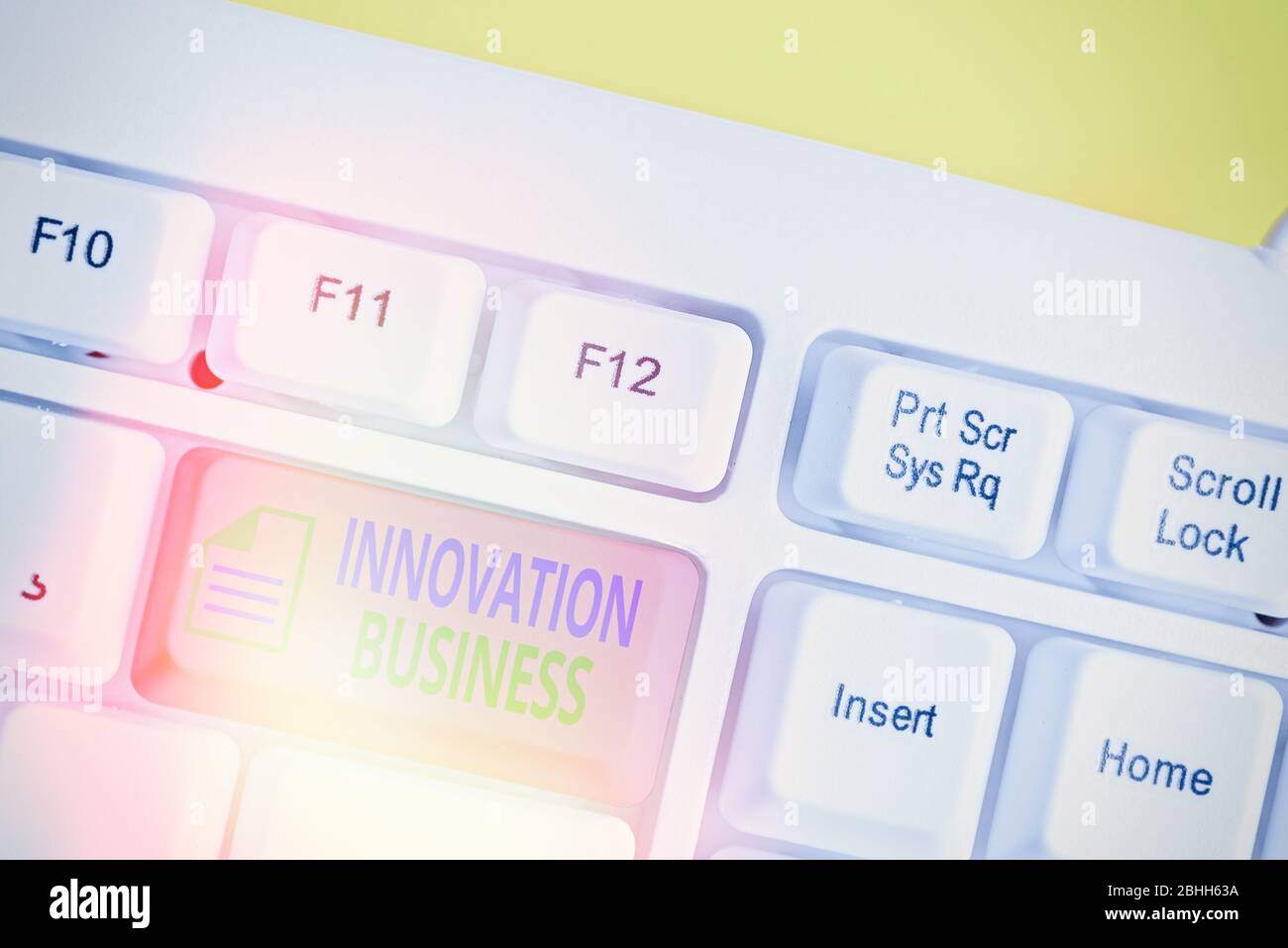 Writing note showing Innovation Business. Business concept for ...