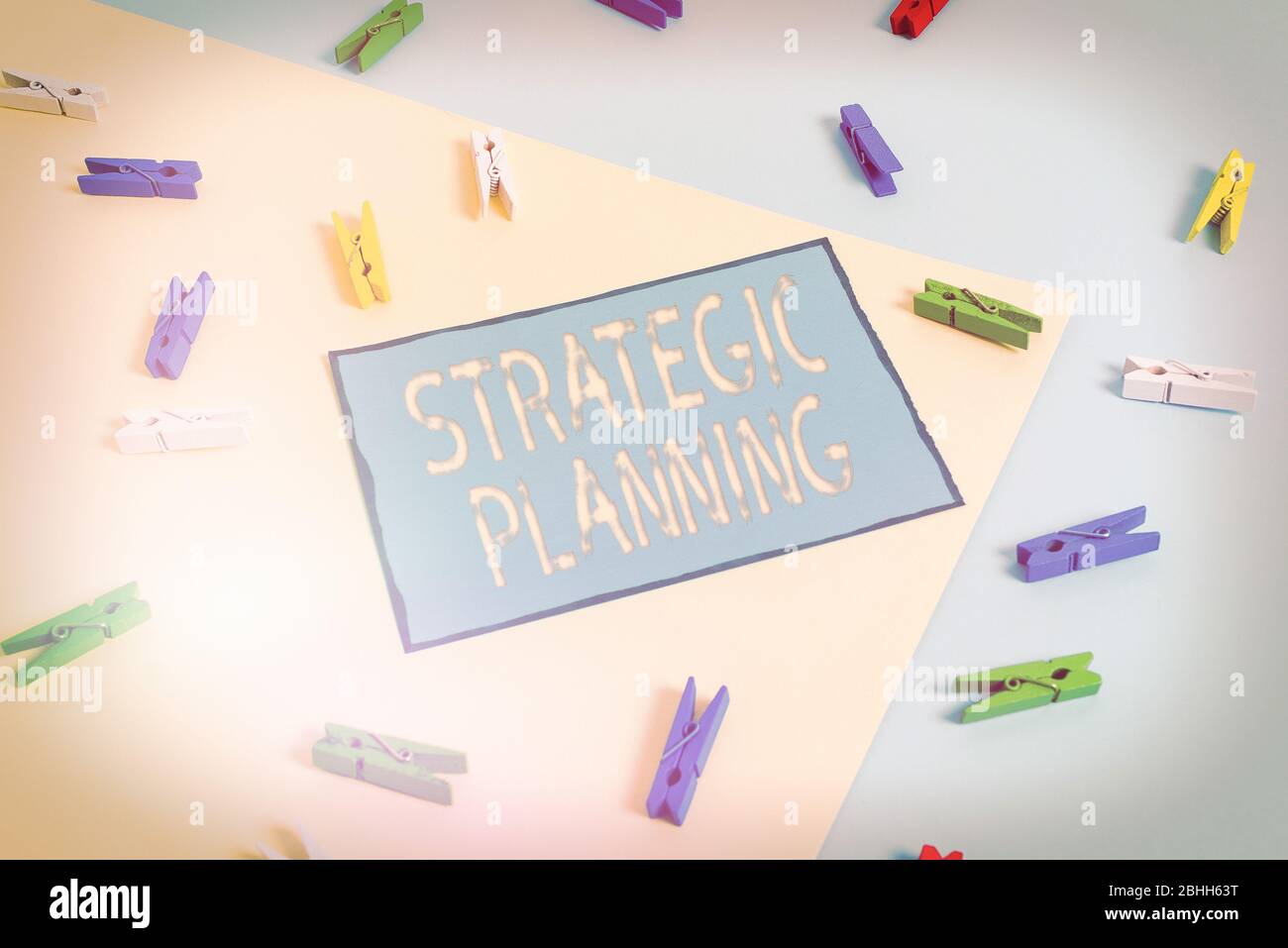 Text sign showing Strategic Planning. Business photo showcasing ...