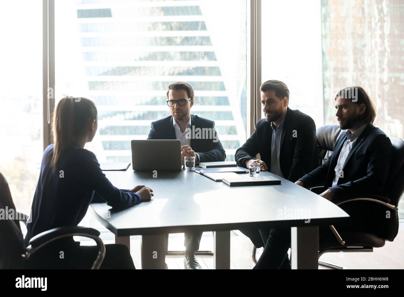 Hr interview hi-res stock photography and images - Alamy