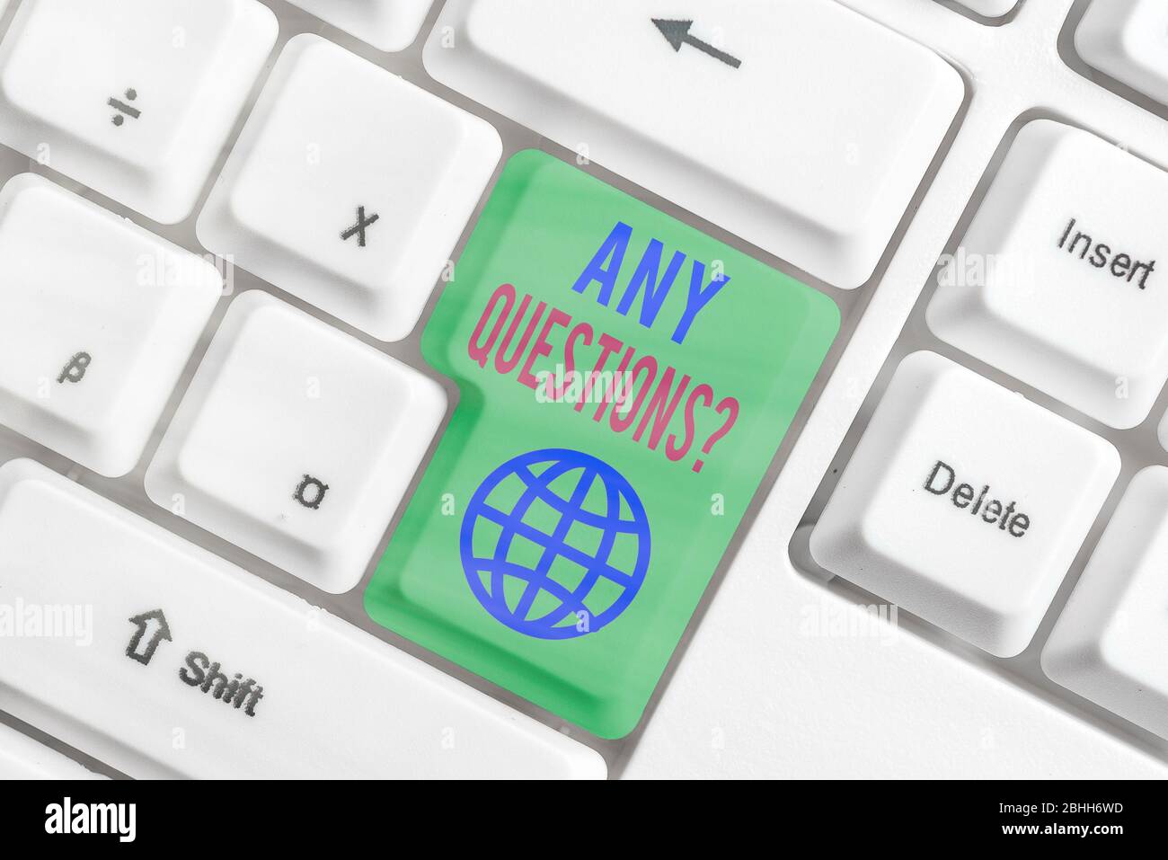 Conceptual hand writing showing Any Questions Question. Concept meaning ...