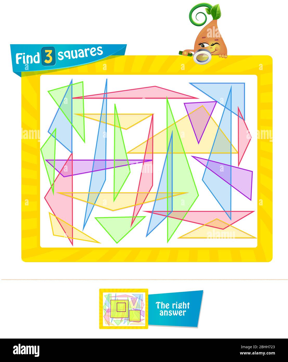 educational game for kids and adults development of attention, iq. Task ...