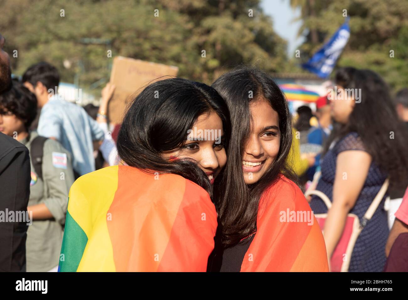 Mumbai / India 01 February 2020 Portrait of LGBT community girlg during ...
