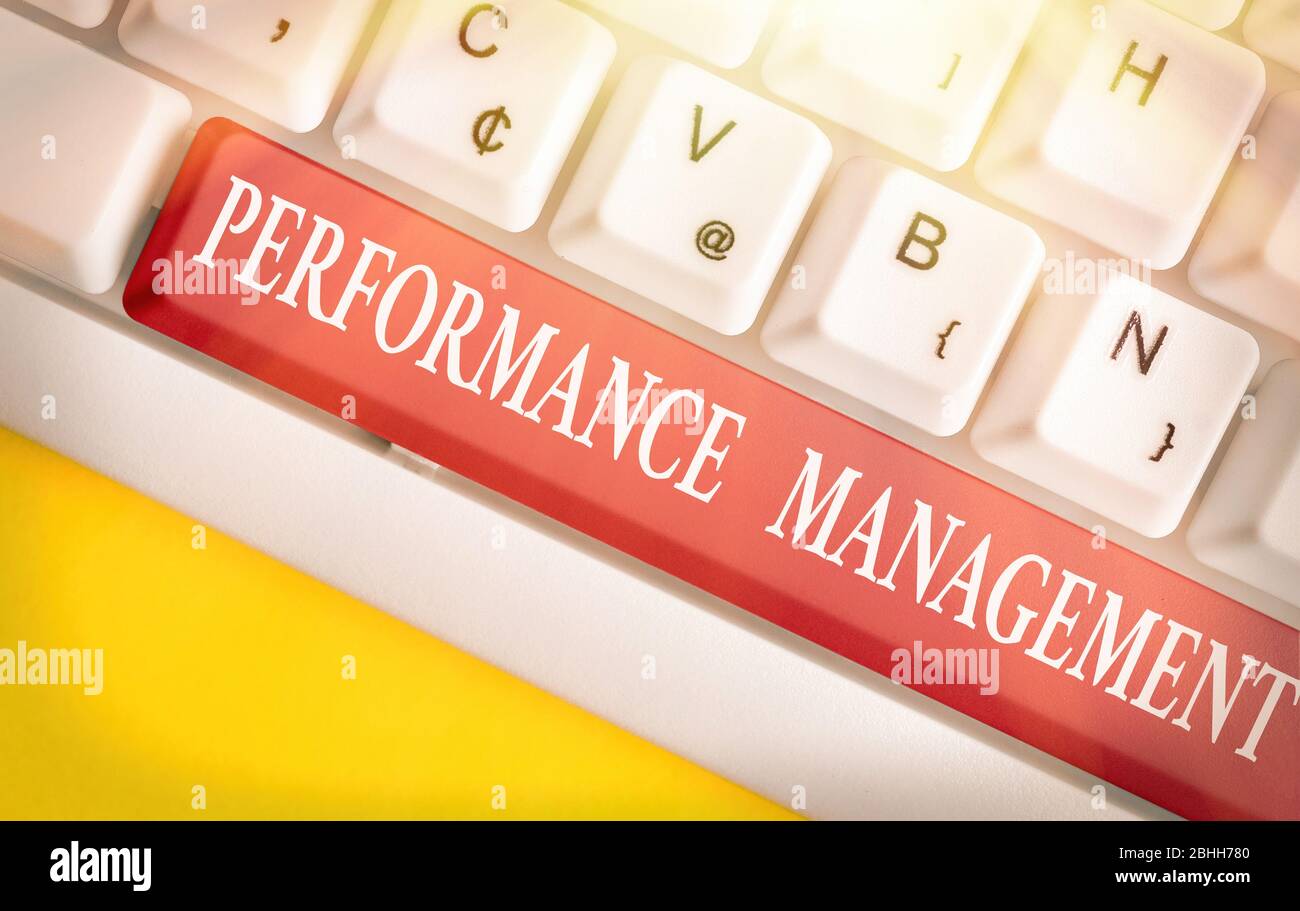 Writing note showing Performance Management. Business concept for ...