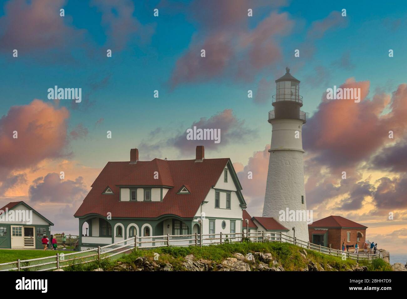 Portland Head Lighthouse Stock Photo - Alamy