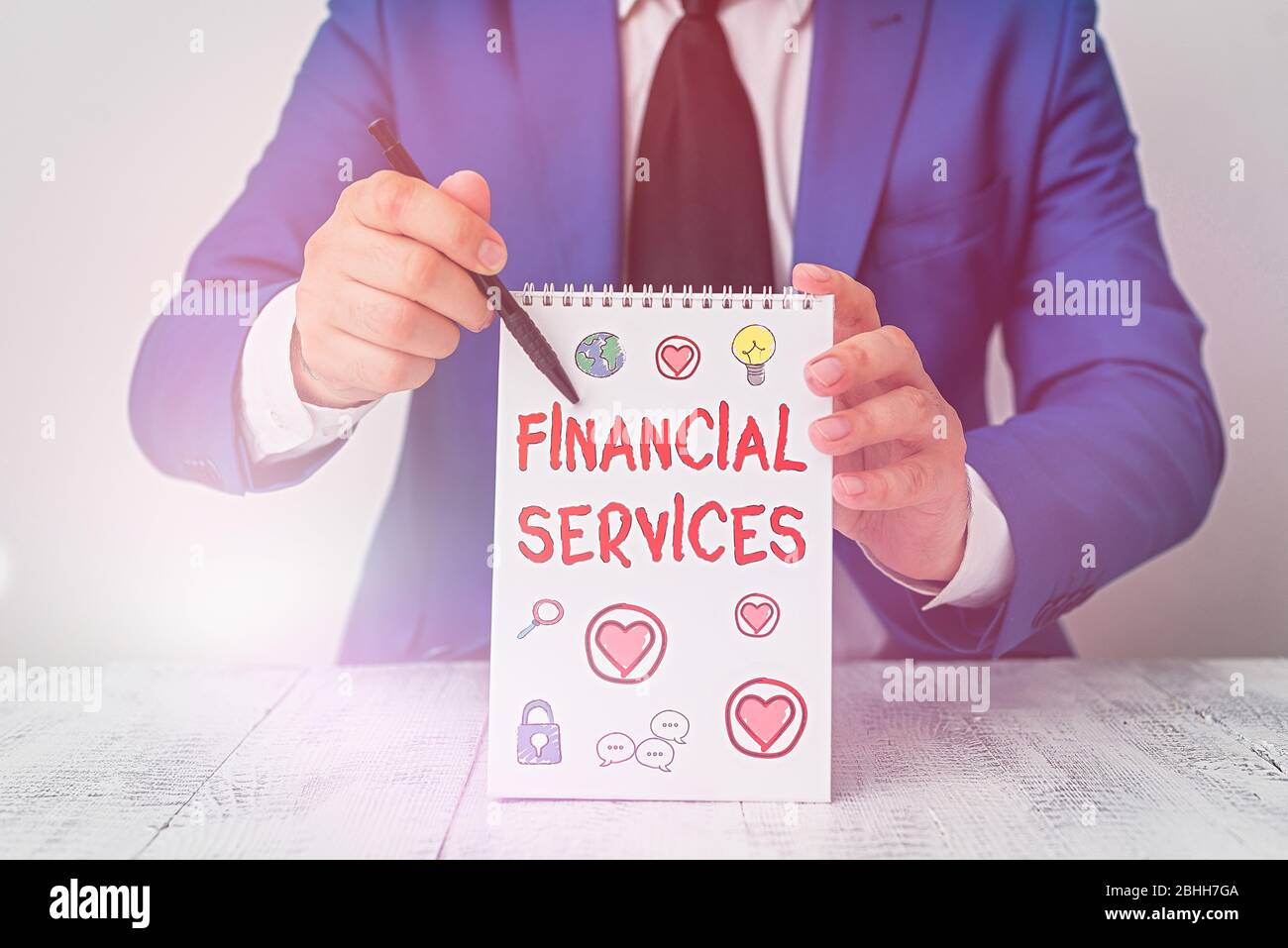 Conceptual hand writing showing Financial Services. Concept meaning ...