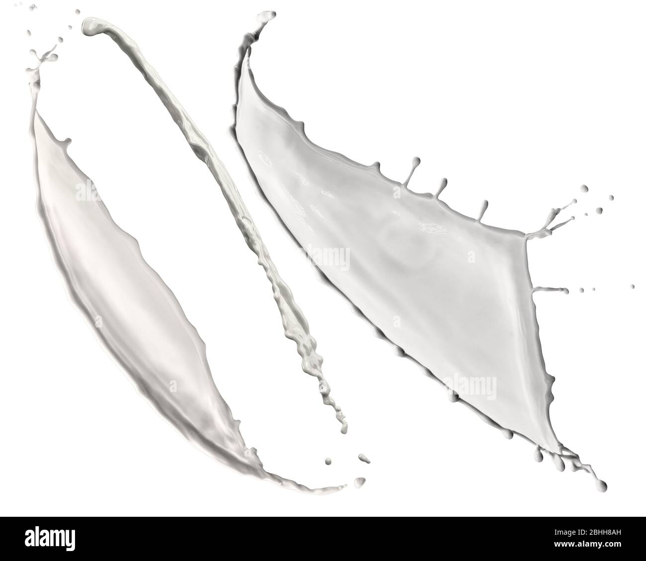 splendid white paint splash isolated on white background Stock Photo ...