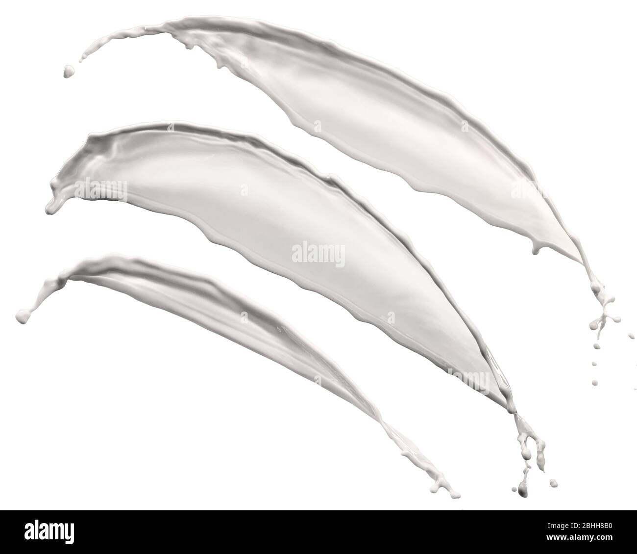splendid white paint splash isolated on white background Stock Photo ...