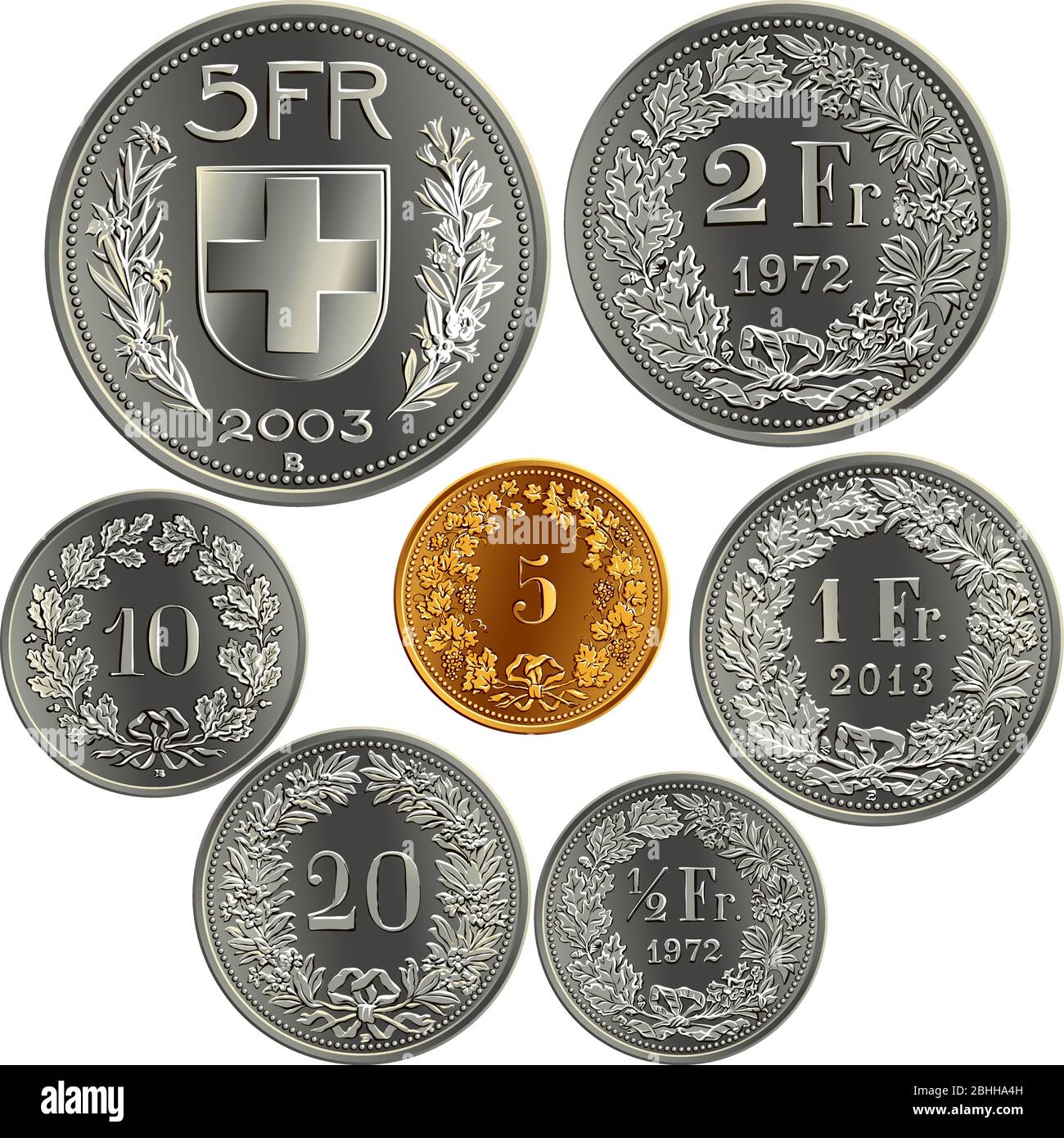 50 Francs Stock Vector Images Alamy