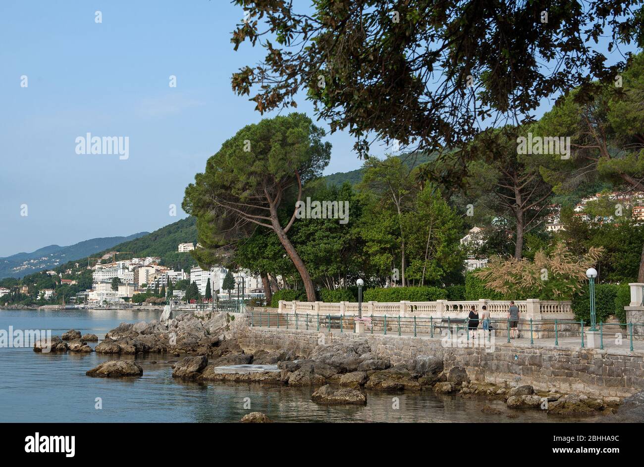 The Franz Joseph I Promenade, locally Lungomare, connects the fishing ...
