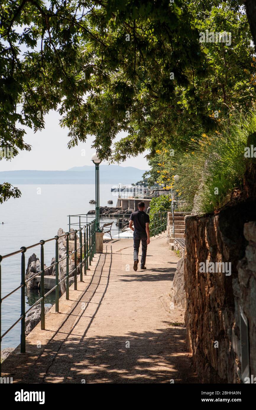 The Franz Joseph I Promenade, locally Lungomare, connects the fishing ...